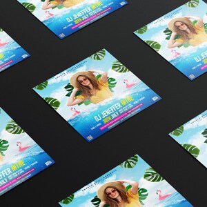 Editable Summer Flyer Template for Canva, DIY Event Flyer, Summer Party ...