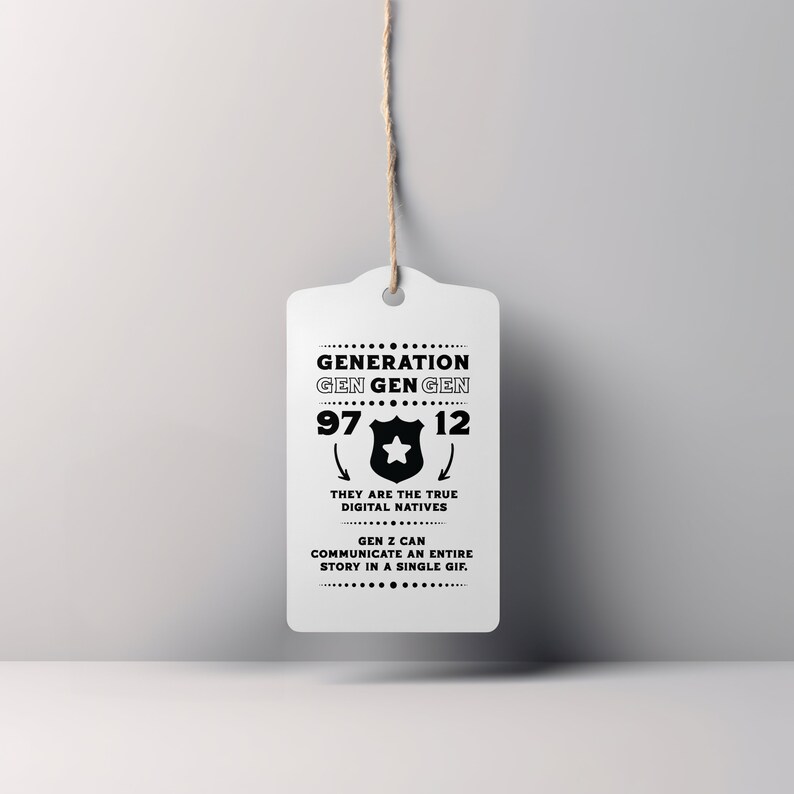 Generation Z T-shirt SVG PNG EPS, Gen Z Svg, Generation Svg, Front ...