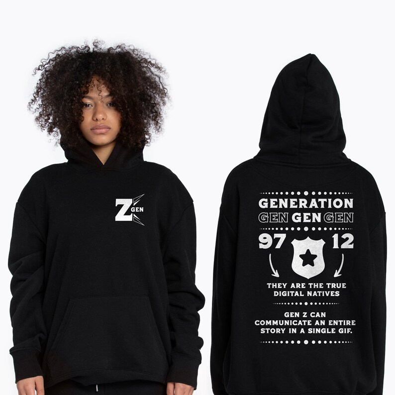 Generation Z T-shirt SVG PNG EPS, Gen Z Svg, Generation Svg, Front ...