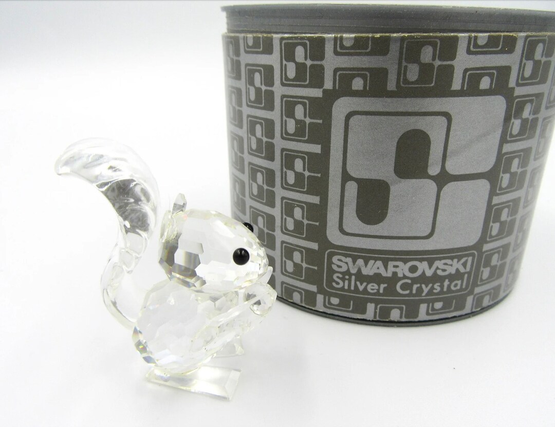 SWAROVSKI Crystal Squirrel Vintage- Mint in Box - Etsy