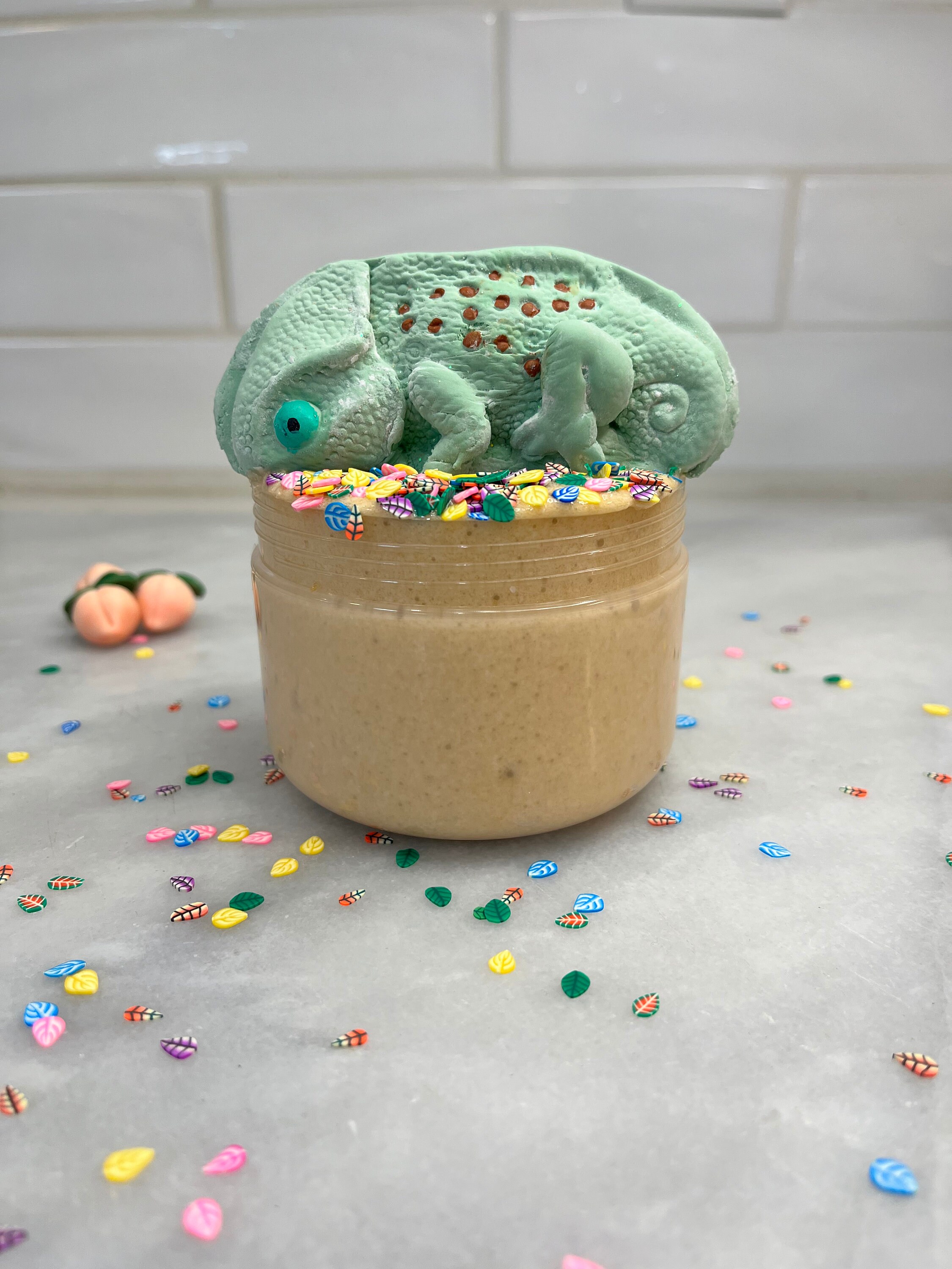 Korean Glue DIY Snow Fizz Chameleon Slime - Etsy