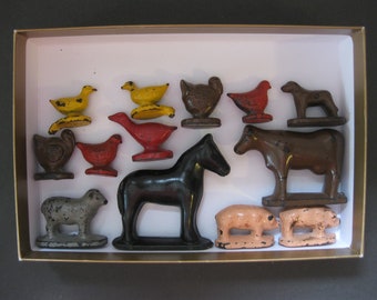 Vintage farm animals | Etsy