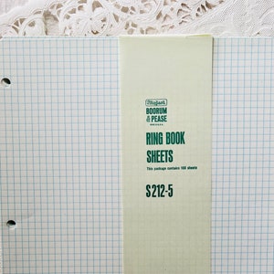 10 PCS Graph Grid Paper, Rounded Corners, 3 Hole, Journaling, Collage ...