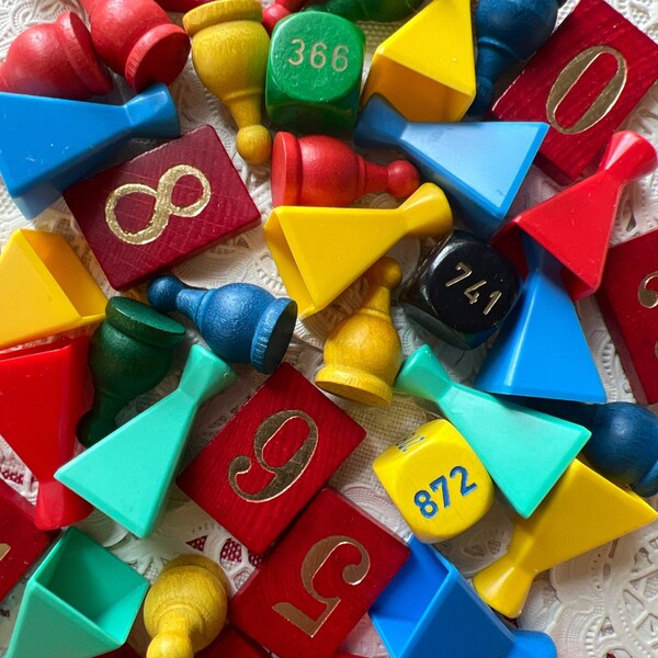 Plastic Game Pieces - Etsy