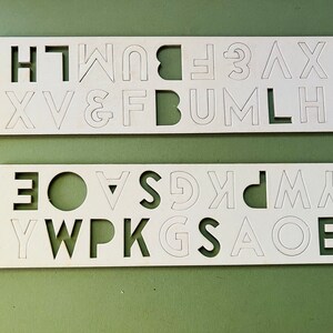 Vintage Lettering Kit Pre-cut Alphabet Duro Art Supply Sign Poster ...