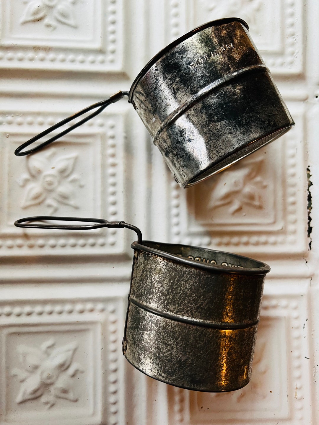 Vintage Small Hand Sifter Primitive Kitchen Baking Tool Two - Etsy