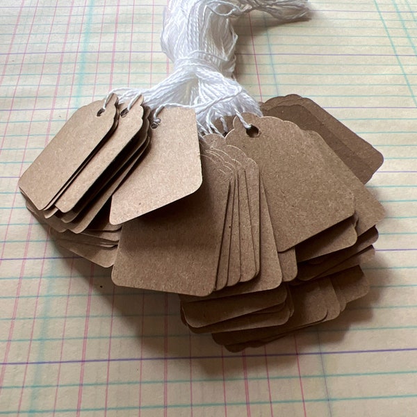 Brown Kraft Tags - Etsy