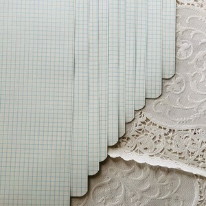 10 PCS Graph Grid Paper, Rounded Corners, 3 Hole, Journaling, Collage ...
