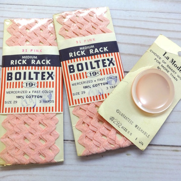 Pink Rick Rack - Etsy