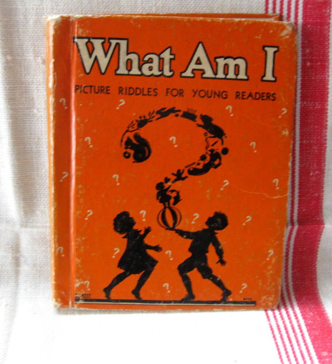 Vintage What Am I Picture Riddles in Black Silhouette for Young Readers ...