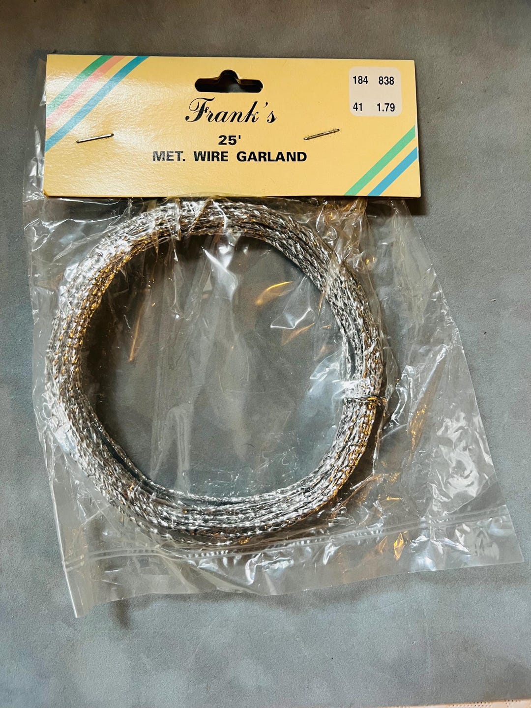 Vintage Metal Wire Garland, 25 Feet, Frank's Nursery and Craft Brand - Etsy