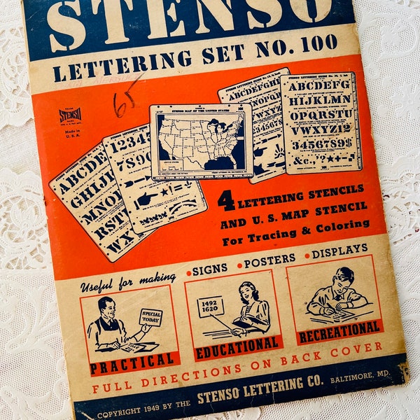 Vintage Lettering - Etsy