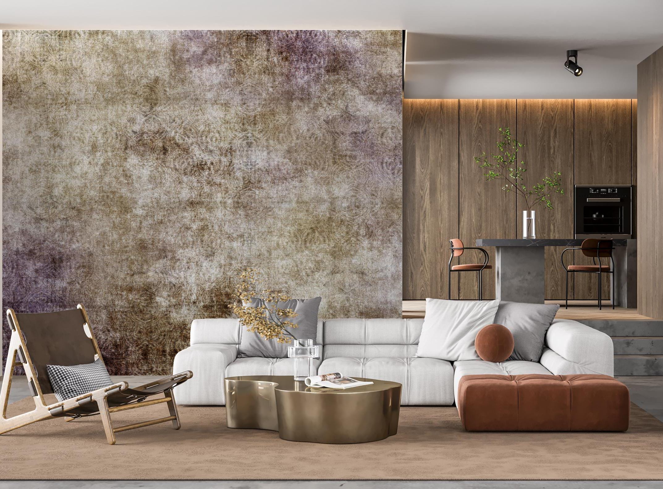 Distressed Vintage Wallpaper: Rustic Textured Wall Mural - Etsy