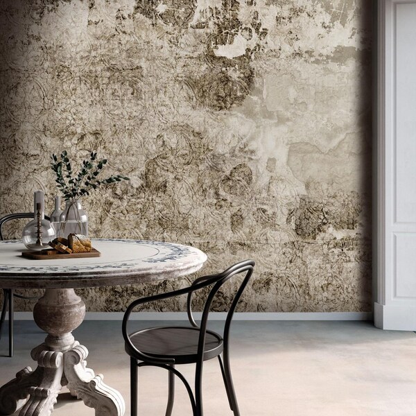 Distressed Wallpaper - Etsy