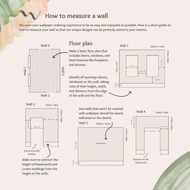 Antique Patina Wall Decor | Old World Charm Wall Mural | Elegant ...