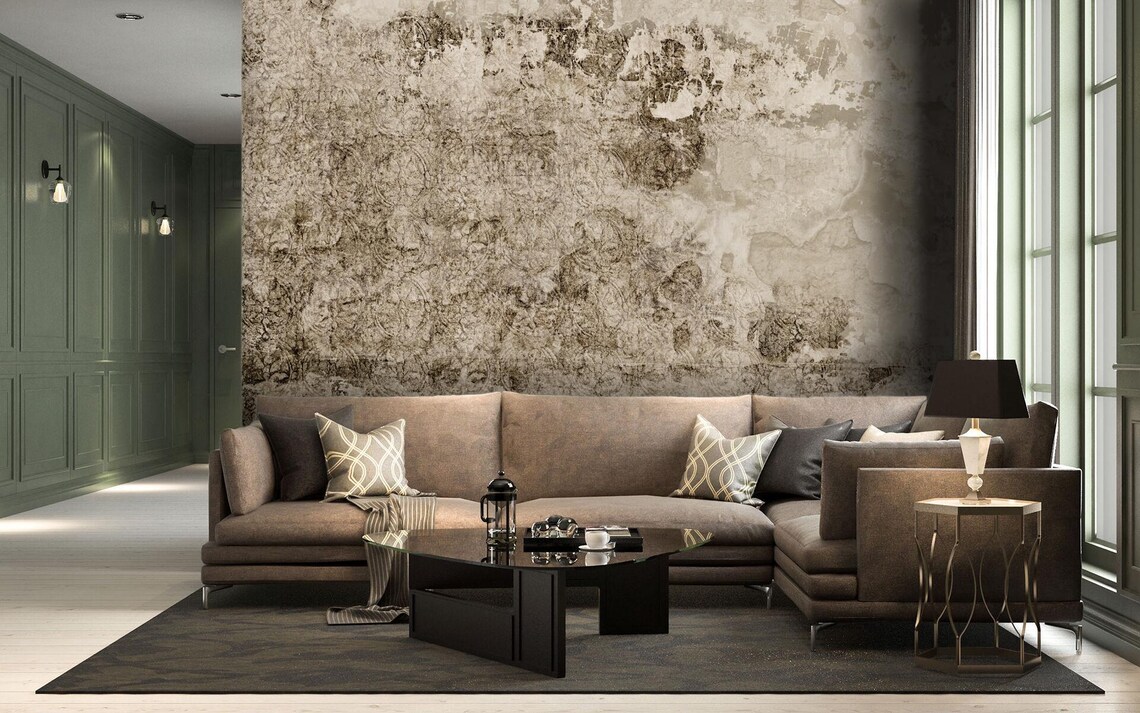 Antique Patina Wall Decor | Old World Charm Wall Mural | Elegant ...