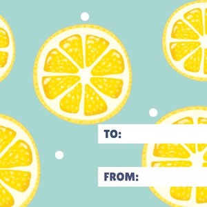 Printable Citrus Themed Gift Tags - Etsy