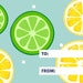 Printable Citrus Themed Gift Tags - Etsy