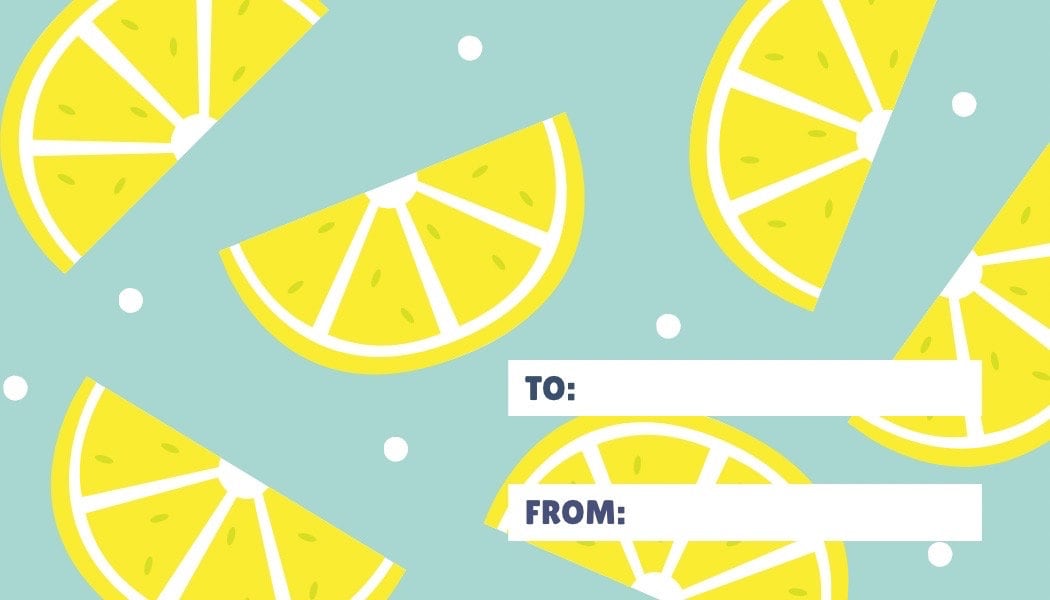 Printable Citrus Themed Gift Tags - Etsy