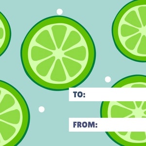 Printable Citrus Themed Gift Tags - Etsy