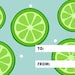 Printable Citrus Themed Gift Tags - Etsy