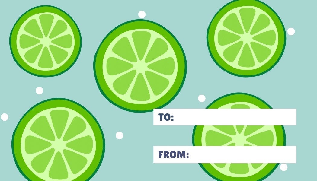 Printable Citrus Themed Gift Tags - Etsy