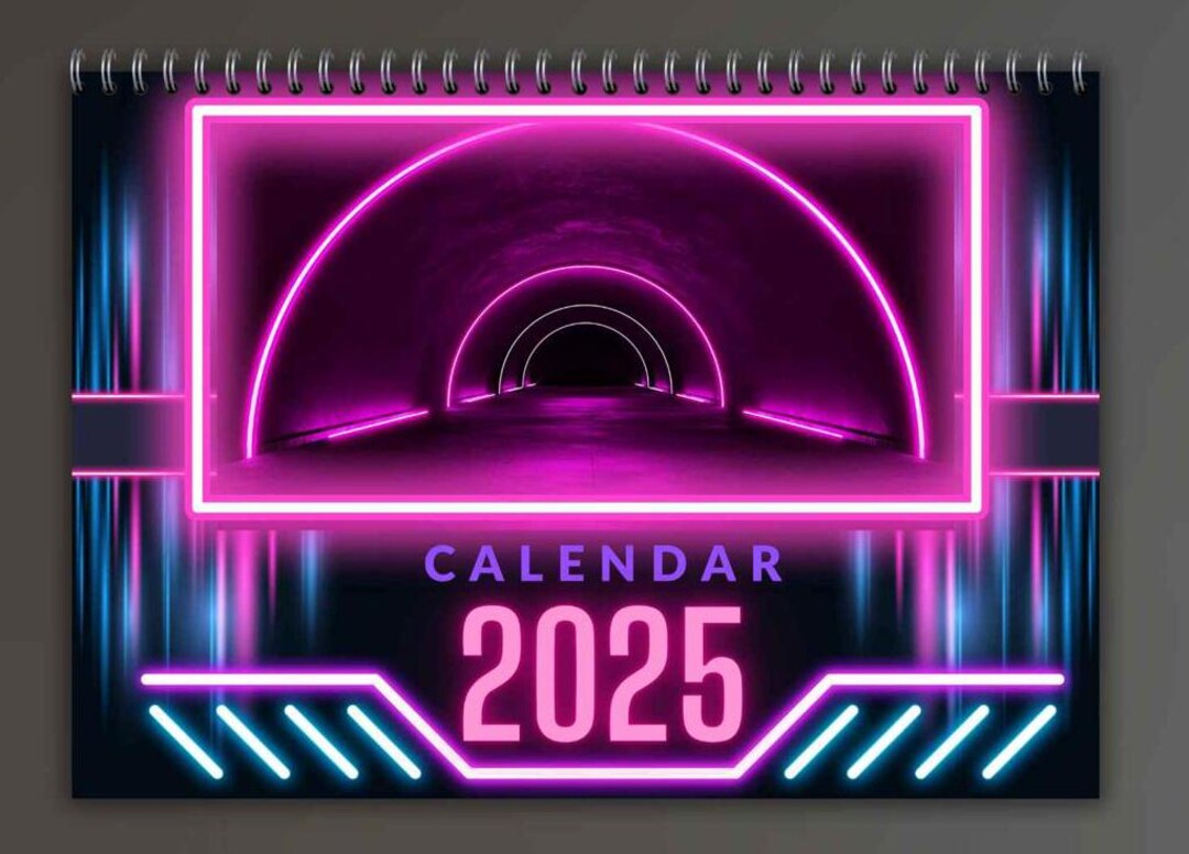 2025 Printable Monthly Futuristic Calender With Cars (2025), Perfect ...