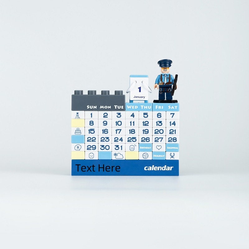 Custom Minifigures Calendar, Personalized Lego Minifigures Calendar ...