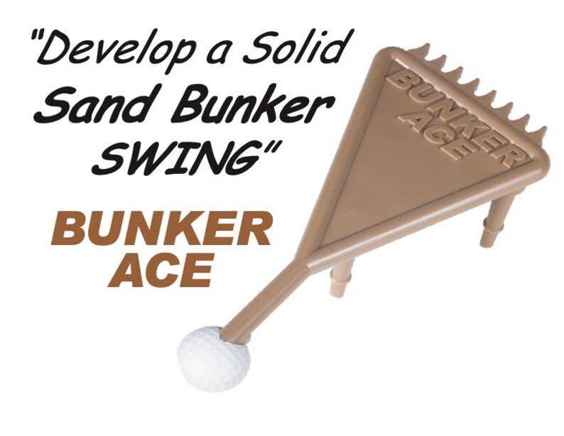 BUNKER ACE Golf Training Practice Tool for Sand Bunker and Chipping - Etsy