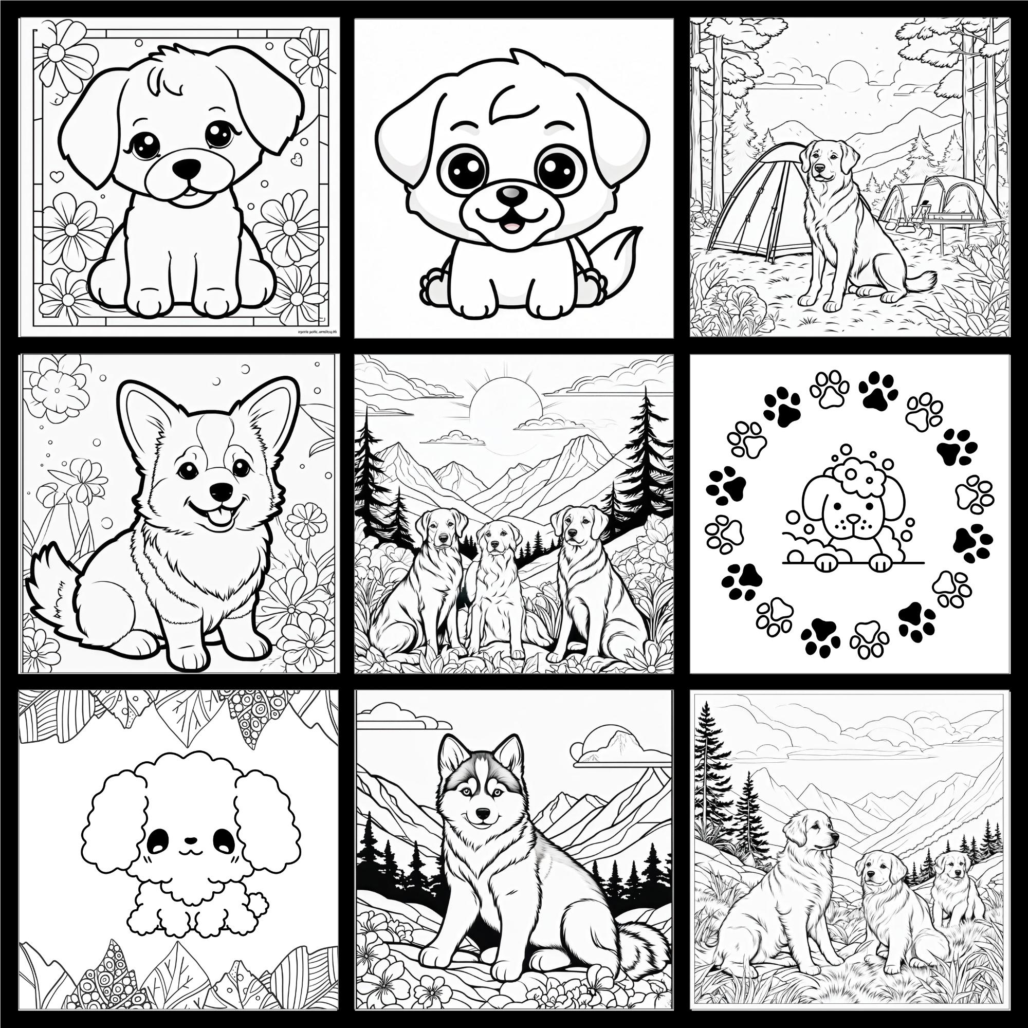 Coloring Sheet Coloring Pictures Dog Dogs Creative Wall Art Teacher ...