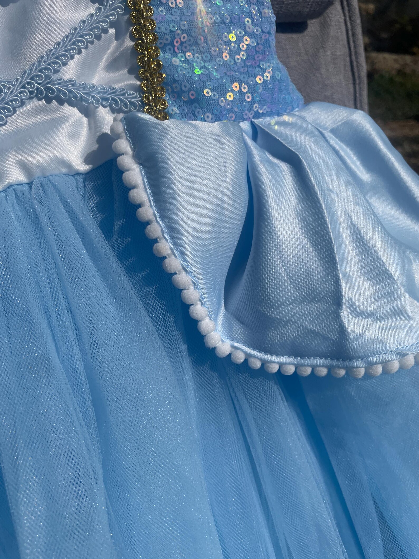 Cinderella Princess Dress: Light Blue Birthday Costume (2-10T - Etsy