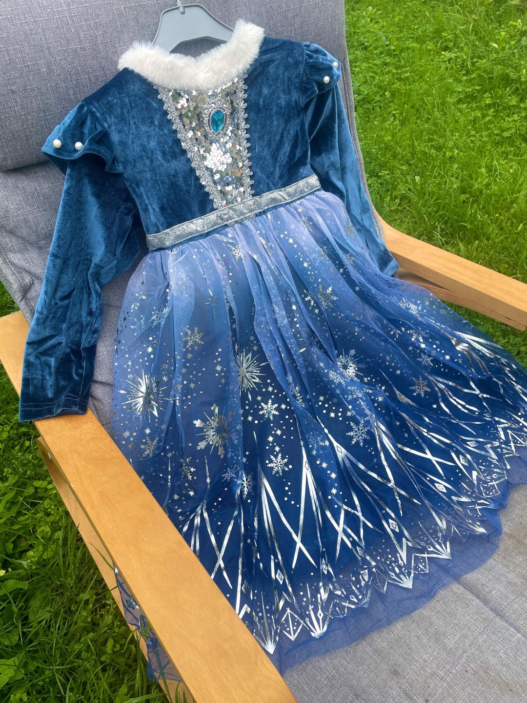 Elsa Princess Dress for Girls – Frozen Ice Princess Costume – Toddler ...