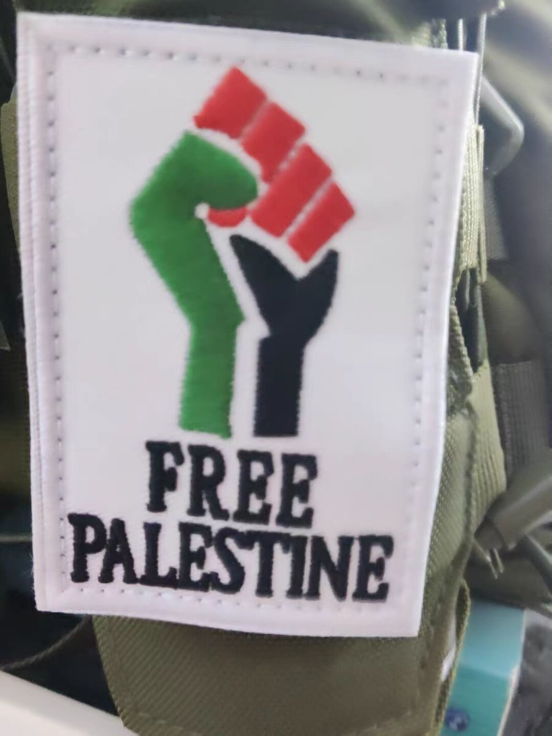 Palestinian Flag Patch, Palestinian Flag Velcro Patch - Etsy