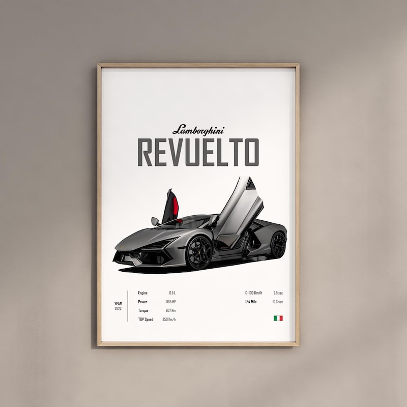 Lamborghini Revuelto Art - Etsy