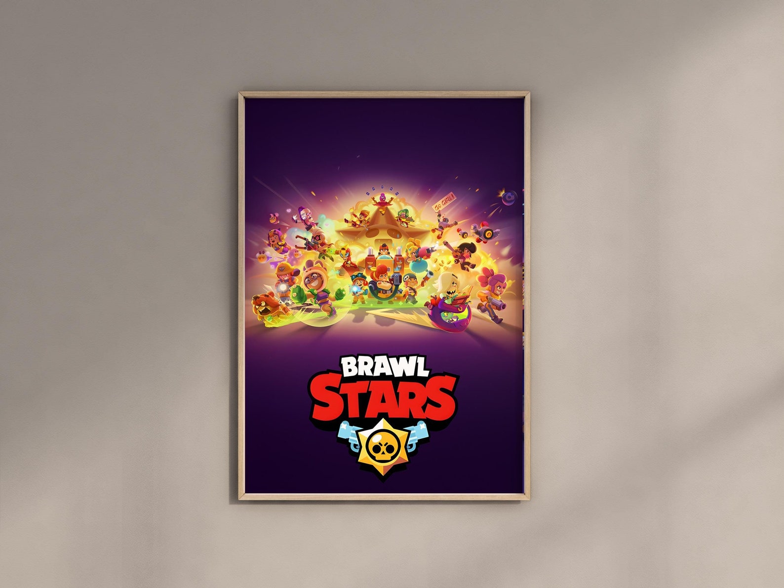 Brawl Stars Digital Poster Brawl Stars Clipart Brawl Stars Instant ...