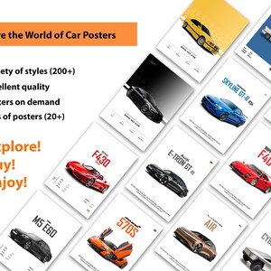 Digital Poster Porsche Macan Car Poster Prints Wall Kids Boys Room ...