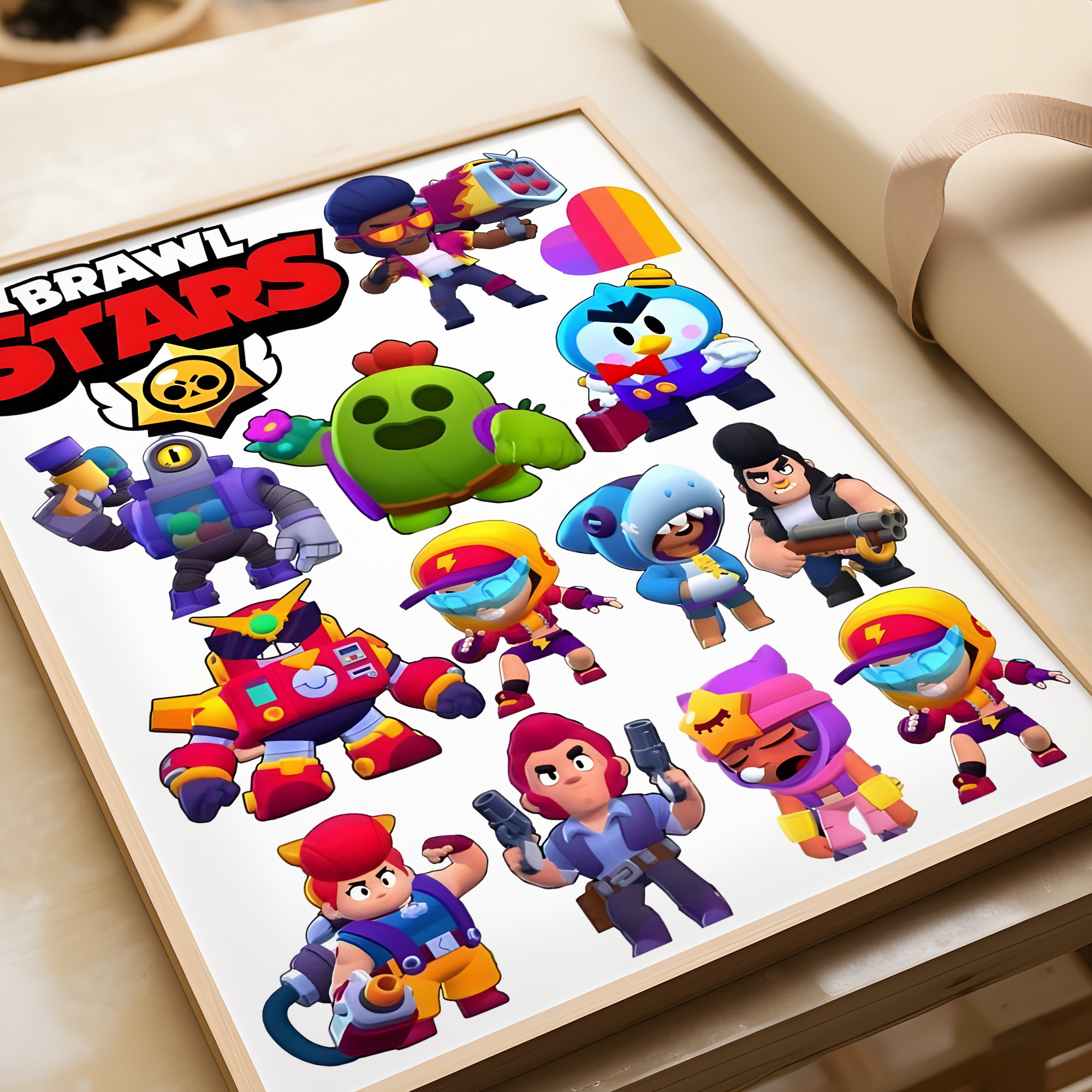 Brawl Stars Digital Poster Brawl Stars Clipart Brawl Stars Descarga ...