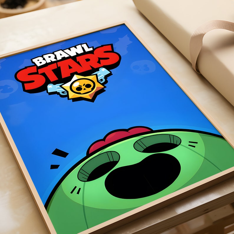 Brawl Stars Digital Poster Brawl Stars Clipart Brawl Stars Instant ...