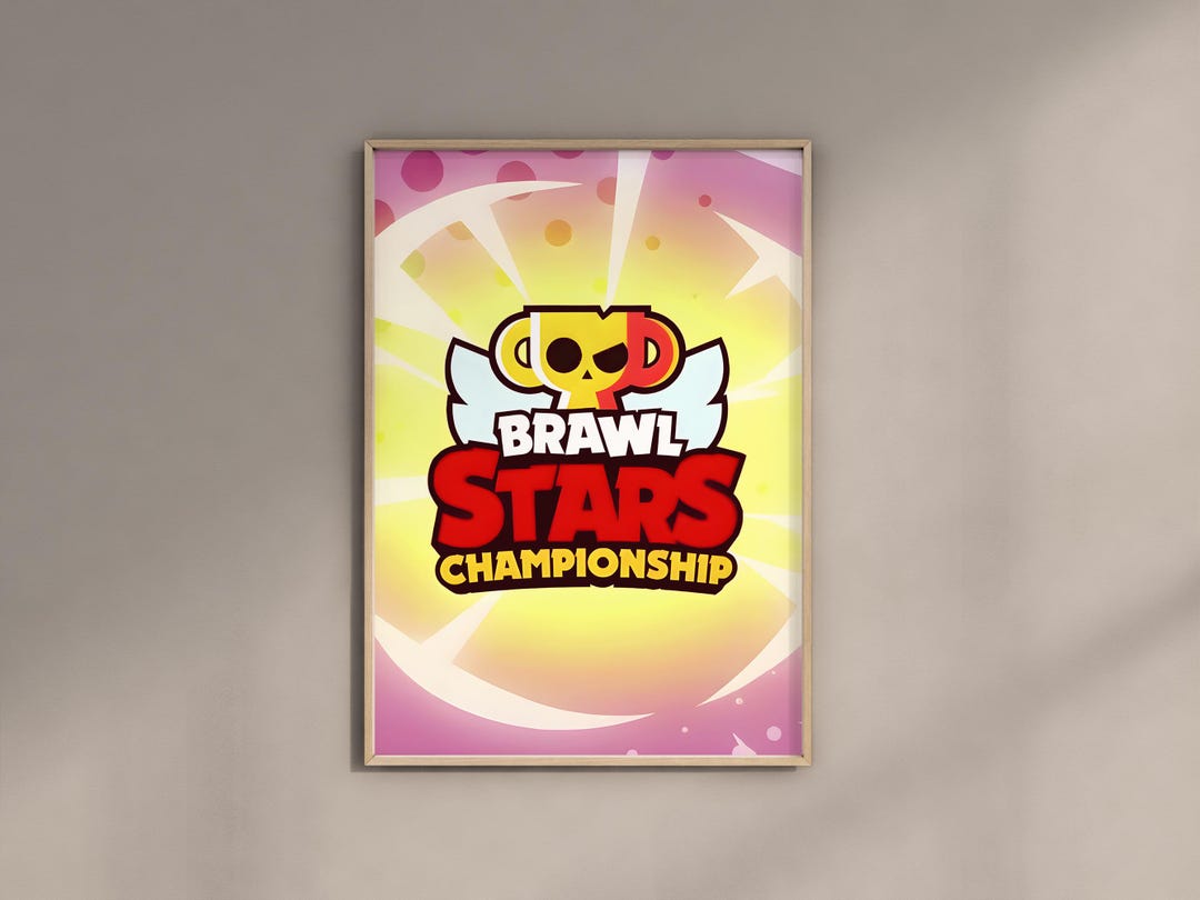 Brawl Stars Digital Poster Brawl Stars Clipart Brawl Stars Instant ...
