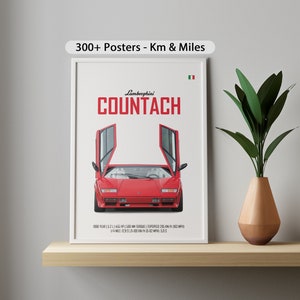 Countach Poster Lamborghini Car Digital Countach Revuelto Prints Wall ...