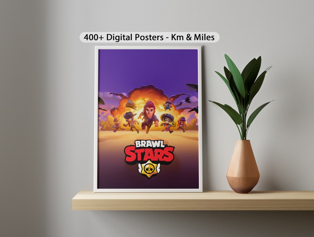 Brawl Stars Digital Poster Brawl Stars Clipart Brawl Stars Instant ...
