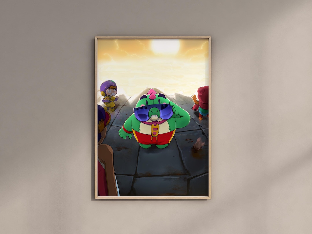 Buzz Brawl Stars Digital Poster Brawl Stars Clipart Brawl Stars Instant ...