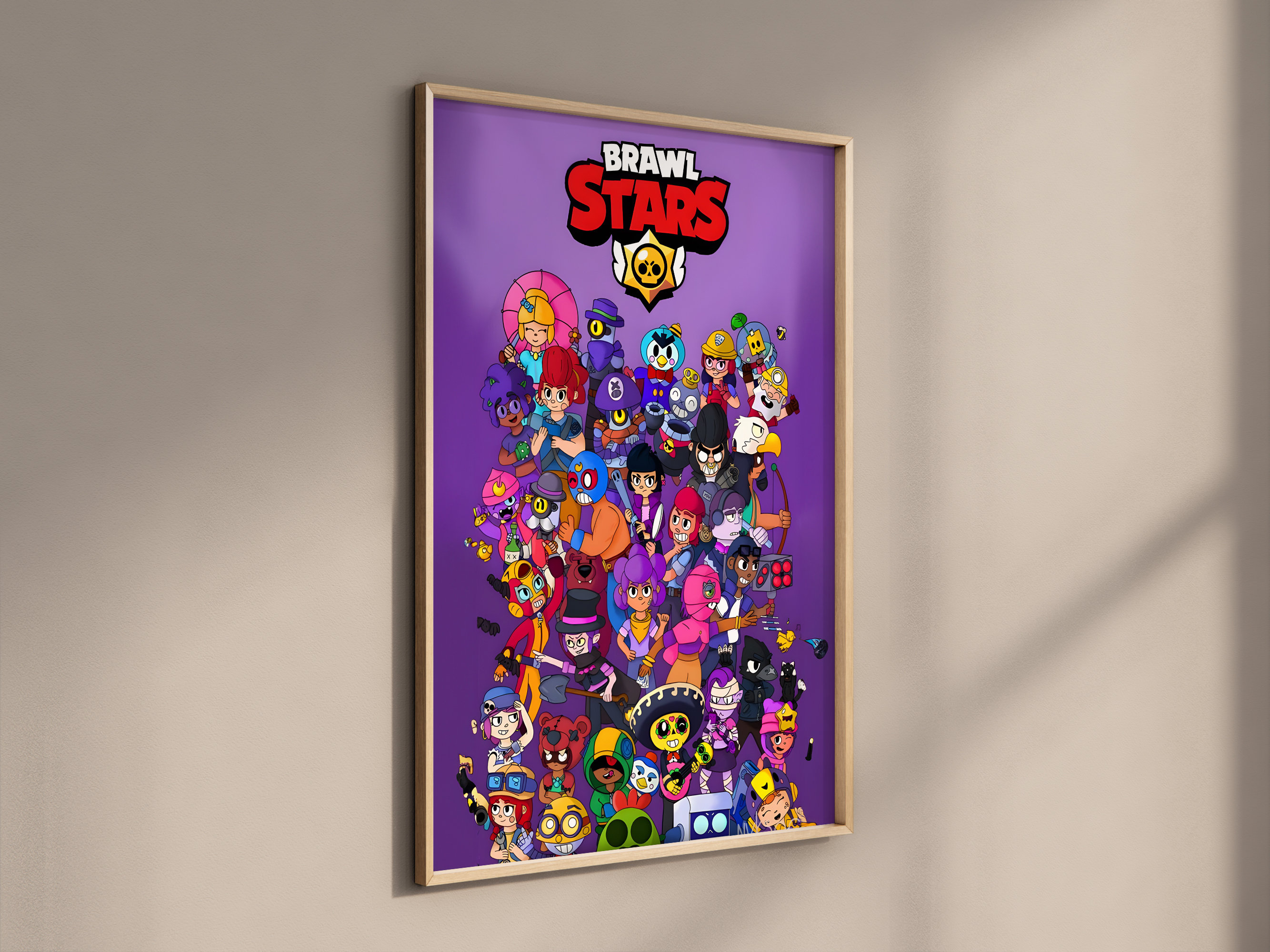 Brawl Stars Digital Poster Brawl Stars Clipart Brawl Stars Instant ...