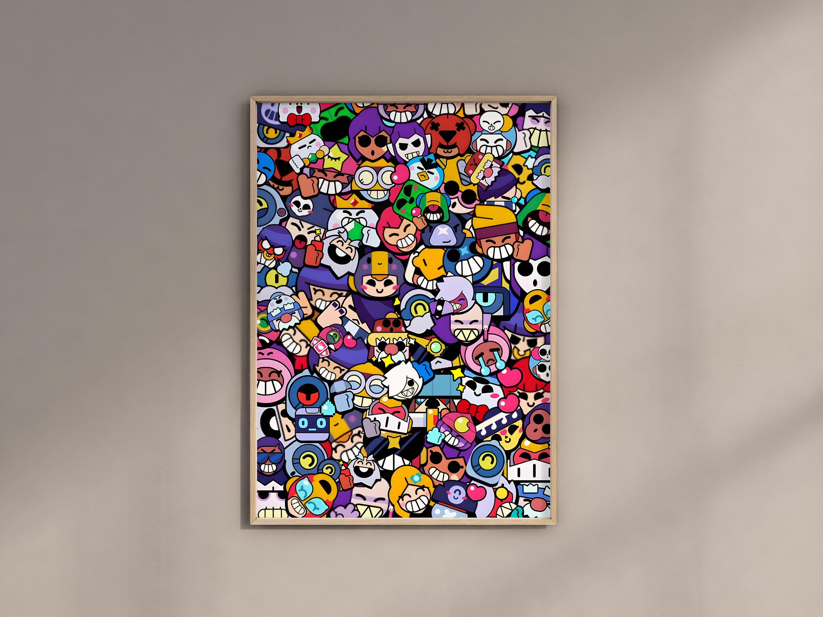 Brawl Stars Digital Poster Brawl Stars Clipart Brawl Stars Instant ...