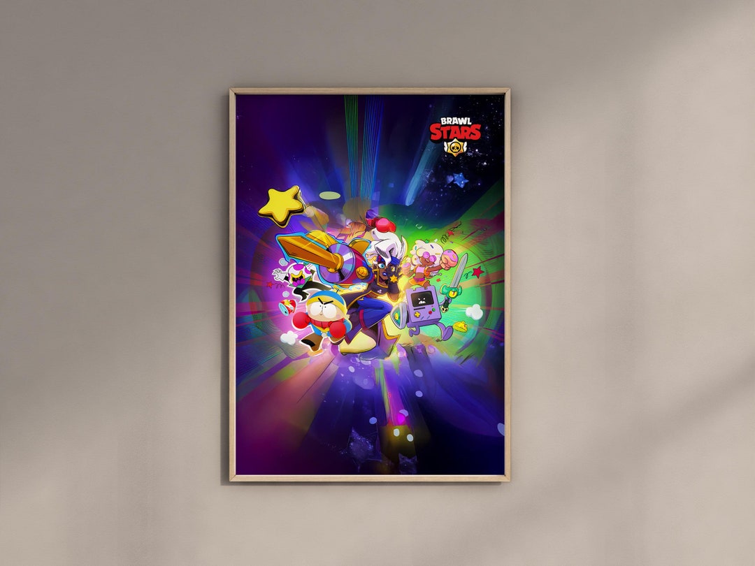 Brawl Stars Digital Poster Brawl Stars Clipart Brawl Stars Instant ...