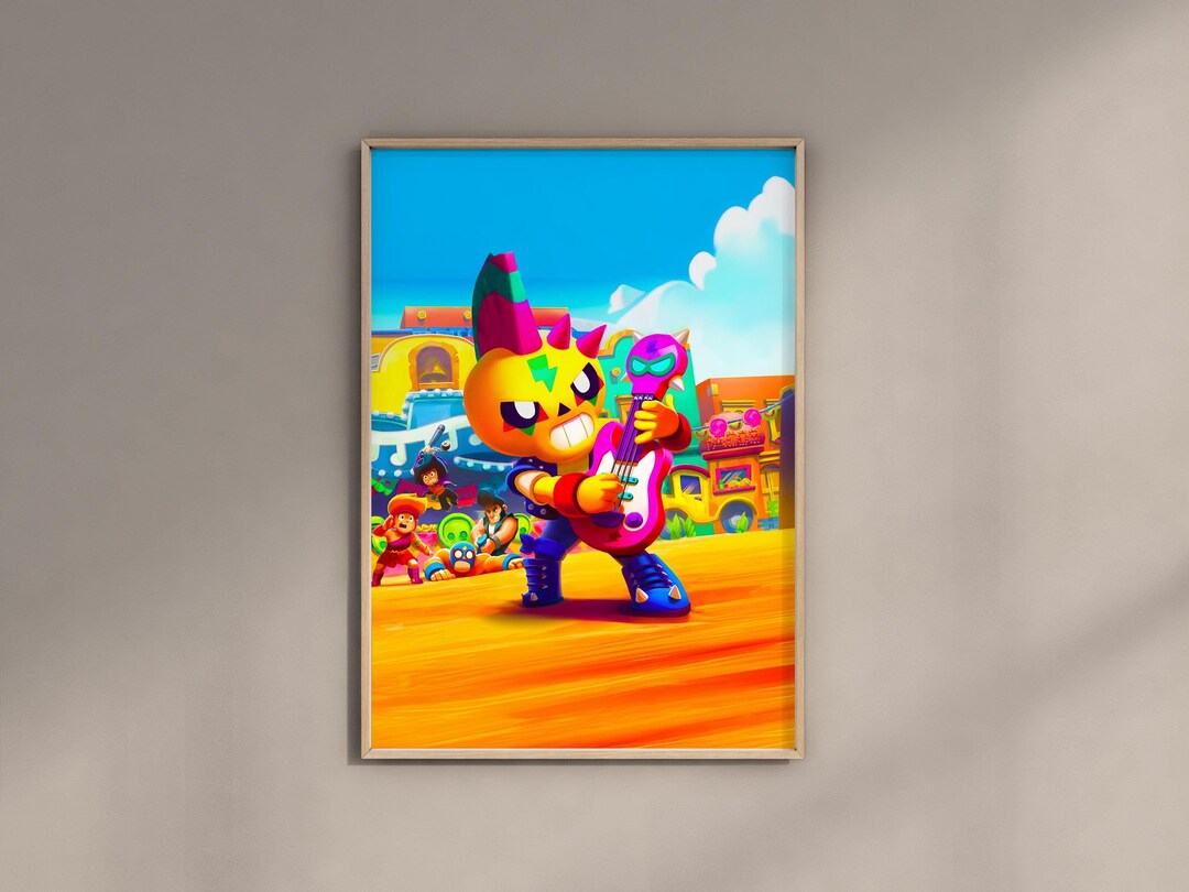Poco Brawl Stars Poco Digital Poster Brawl Stars Clipart Brawl Stars ...