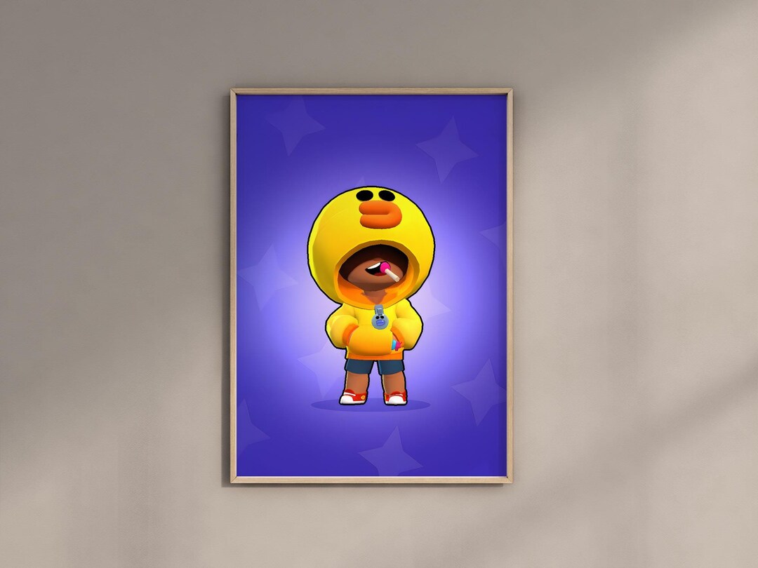 Leon Brawl Stars Leon Digital Poster Brawl Stars Clipart Brawl Stars ...