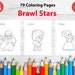 82 All Brawlers Stars Coloring Pages, Game Coloring Pages for Kids ...