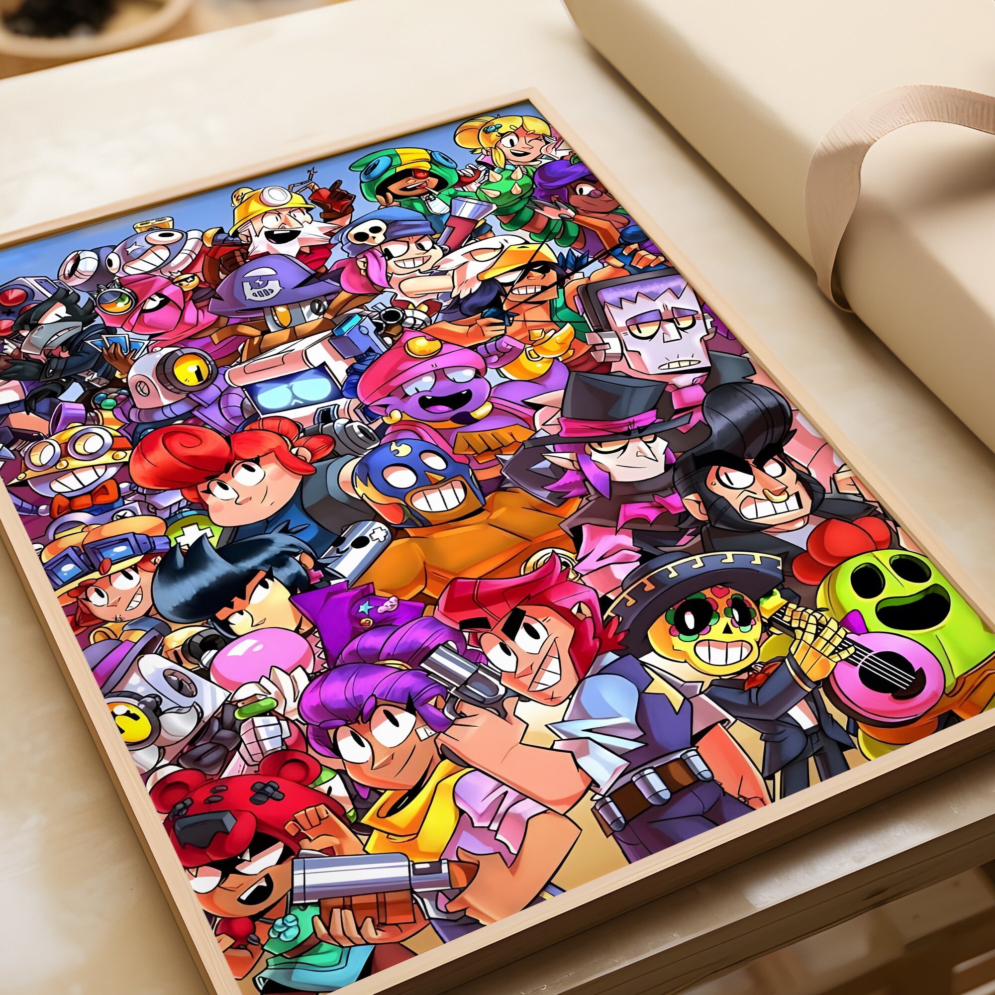 Brawl Stars Digital Poster Brawl Stars Clipart Brawl Stars Instant ...