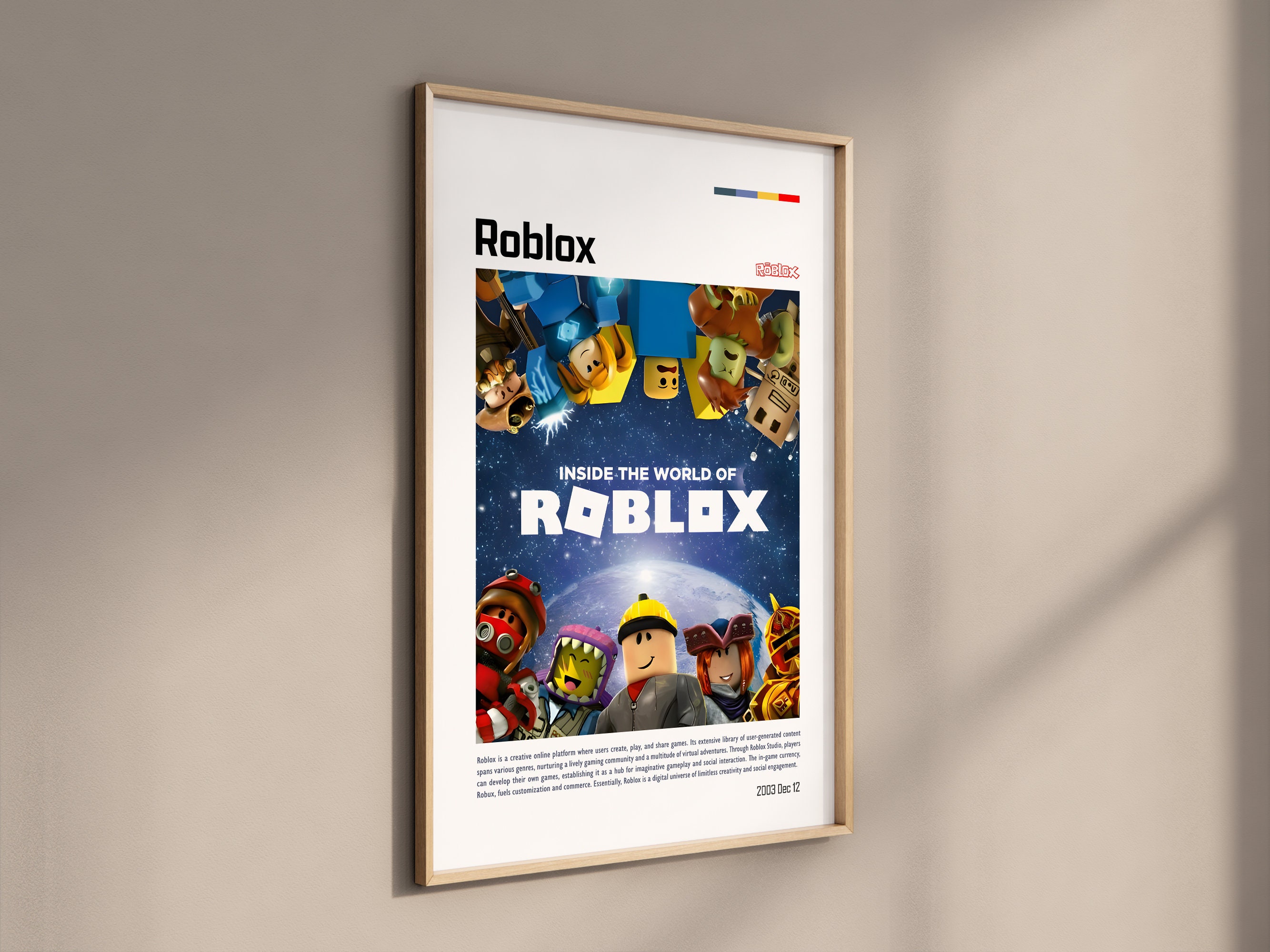Roblox Gaming Room Poster: Kids Nursery Decor (digital Download) - Etsy